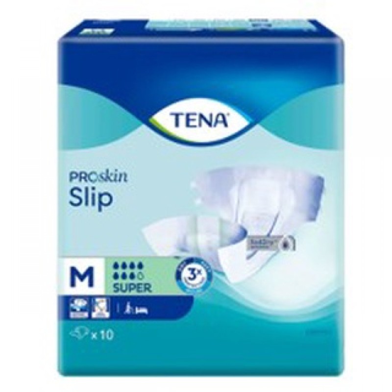 Tena Adult Diapers Slip Super M12'sx8-1ctn Carton Sales