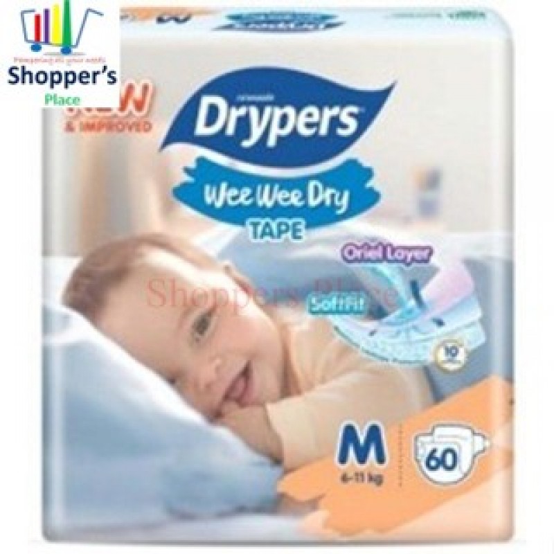 Drypers Wee Wee Dry Pants M 60s (6–11 kg)
