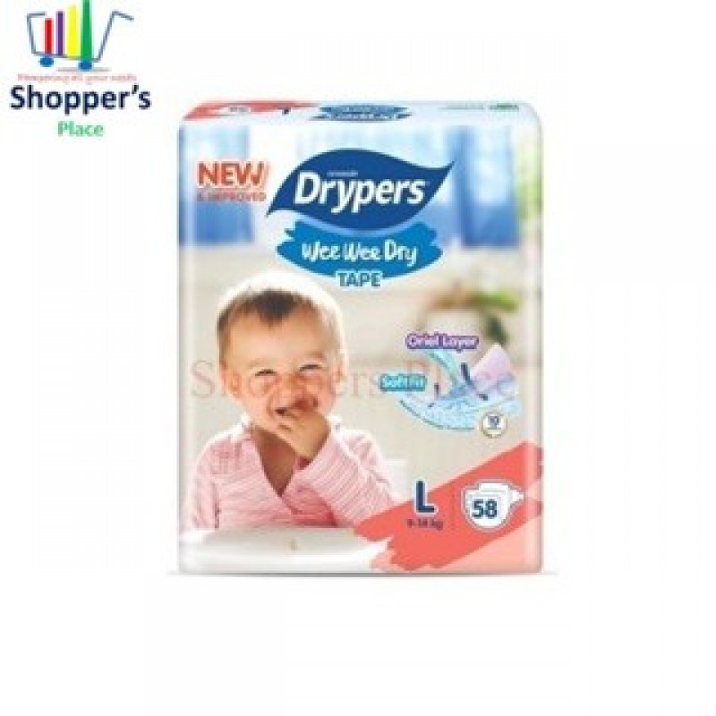 Drypers Wee Wee Dry Pants L 58s (9–14 kg)
