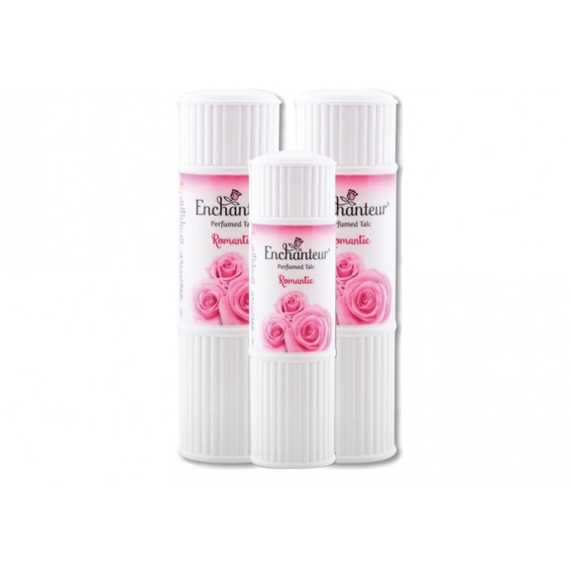 Enchanteur Perfumed Talcum Powder Romantic 125gx2+50g