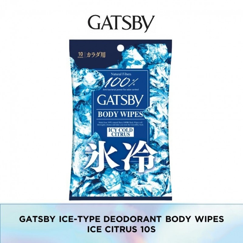 Gatsby Body Wipes Icy Cool 10's